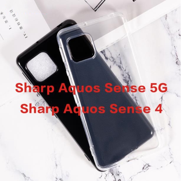 Soft TPU Case For Sharp Aquos Sense 4/Sharp Aquos Sense 5G Gel Silicone ...