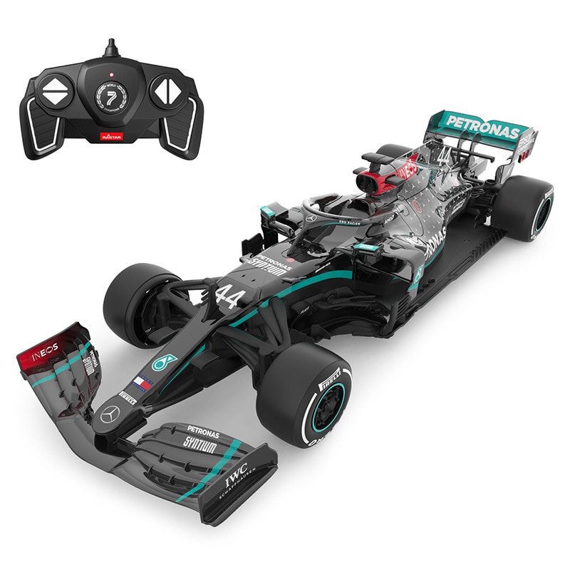 RC Car Mercedes-AMG F1 W11 EQ 1:12 Scale 1:18 Radio Remote Control Toy ...