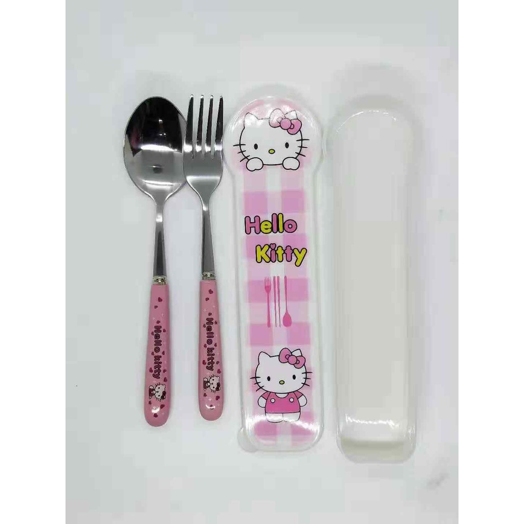 Spoon And Fork Set With Case | Shopee Philippines