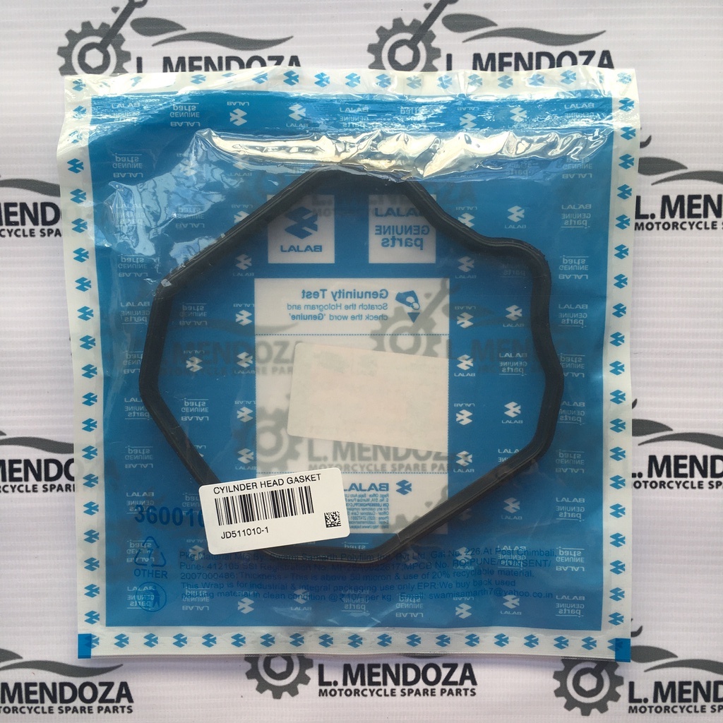 Boxer CT 150 Rouser 135 Discover 100 Gasket Head Cover Genuine JD511010 ...