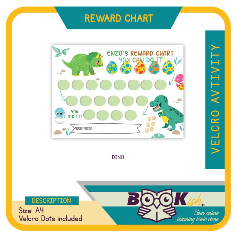 [COD] Personalized Laminated Reward Velcro Chart | Shopee Philippines