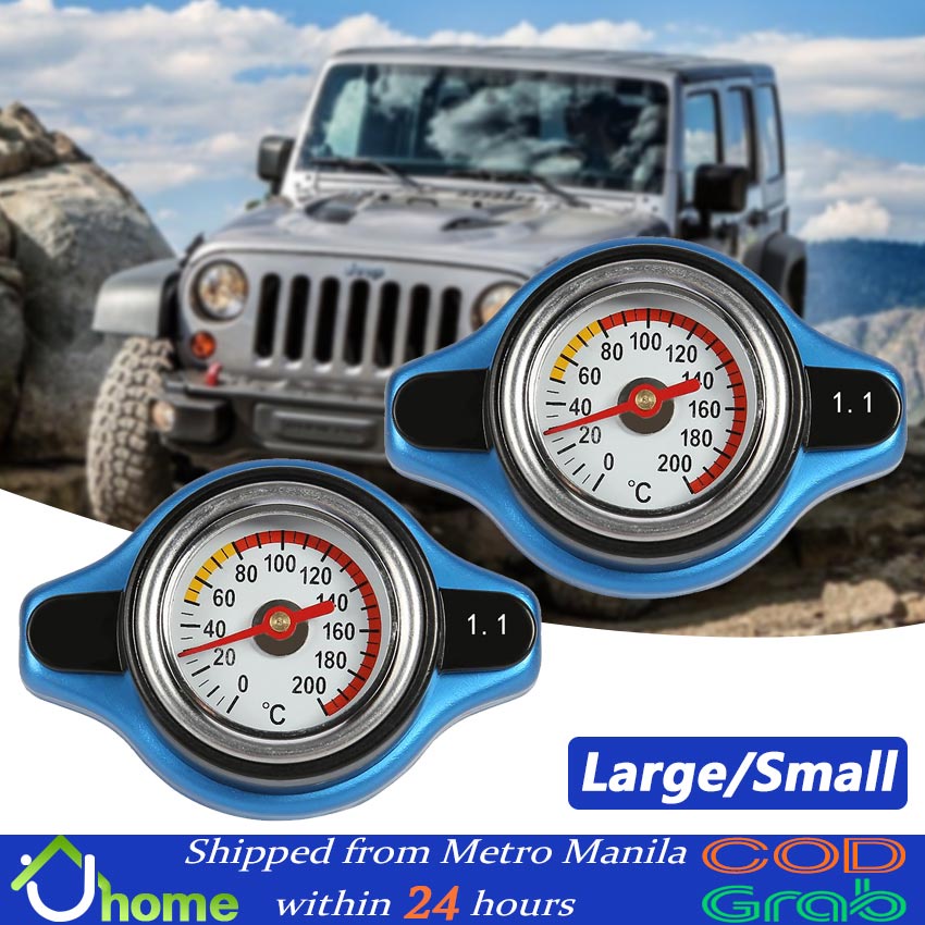 【SOYACAR】Thermo Radiator Cap Tank Cover Car Water Temperature Gauge ...