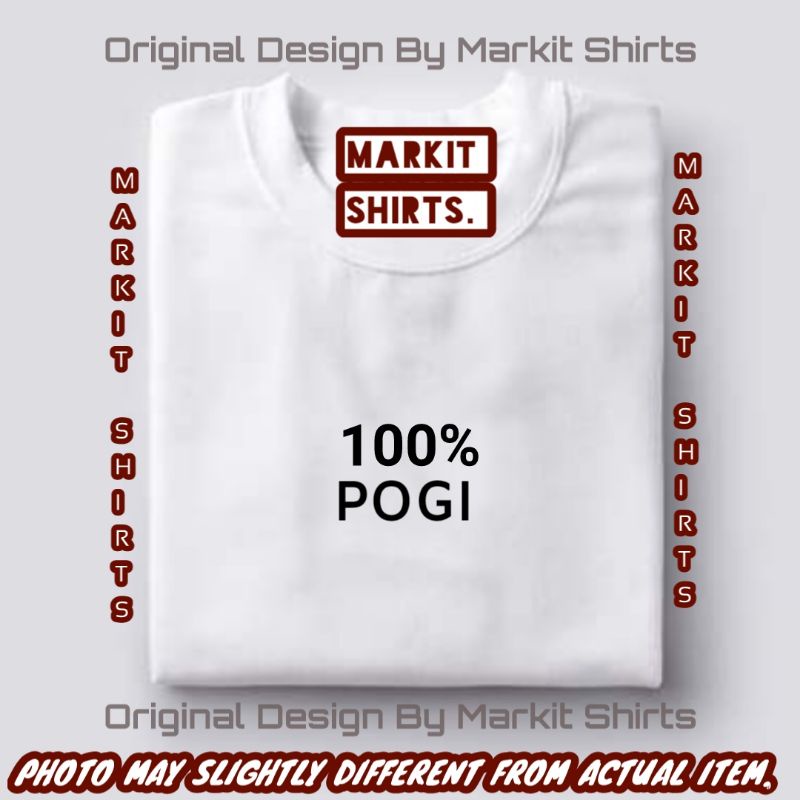 minimalist 100% Pogi drifit Tshirt Men/Woman Unisex Statement 98shop ...