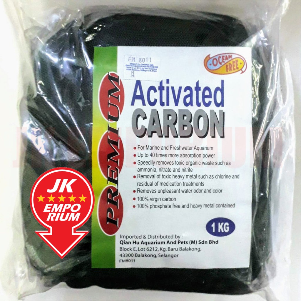 1kg Ocean Free OF Premium Activated Carbon Aquarium Fish Tank Filter ...