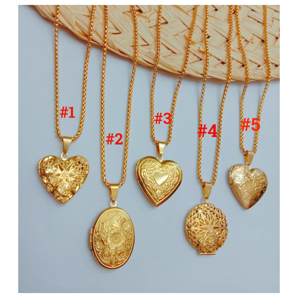 [JL♥️Stainless] Locket Necklaces | Shopee Philippines