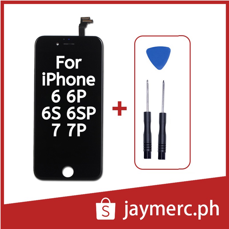 LCD Replacement with Frame Full Set Display Screen For iP Phone 6 7 6S ...