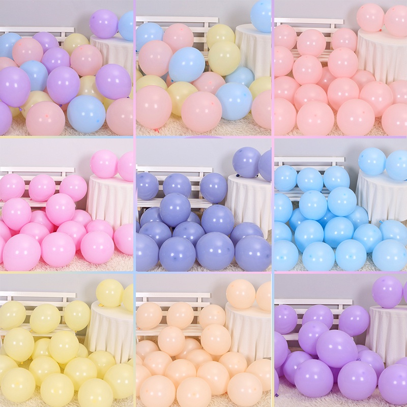 10pcs 10 inch Macaroon Balloon Latex Baloon Colorful Pastel Balloons ...