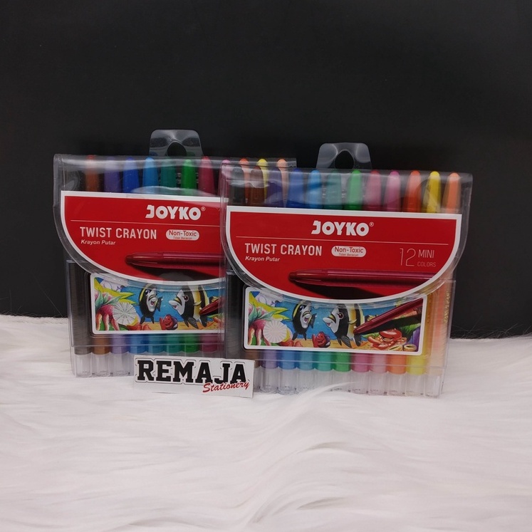 Mini Rotary Crayon / Joyko Twist Crayon 12 colors | Shopee Philippines