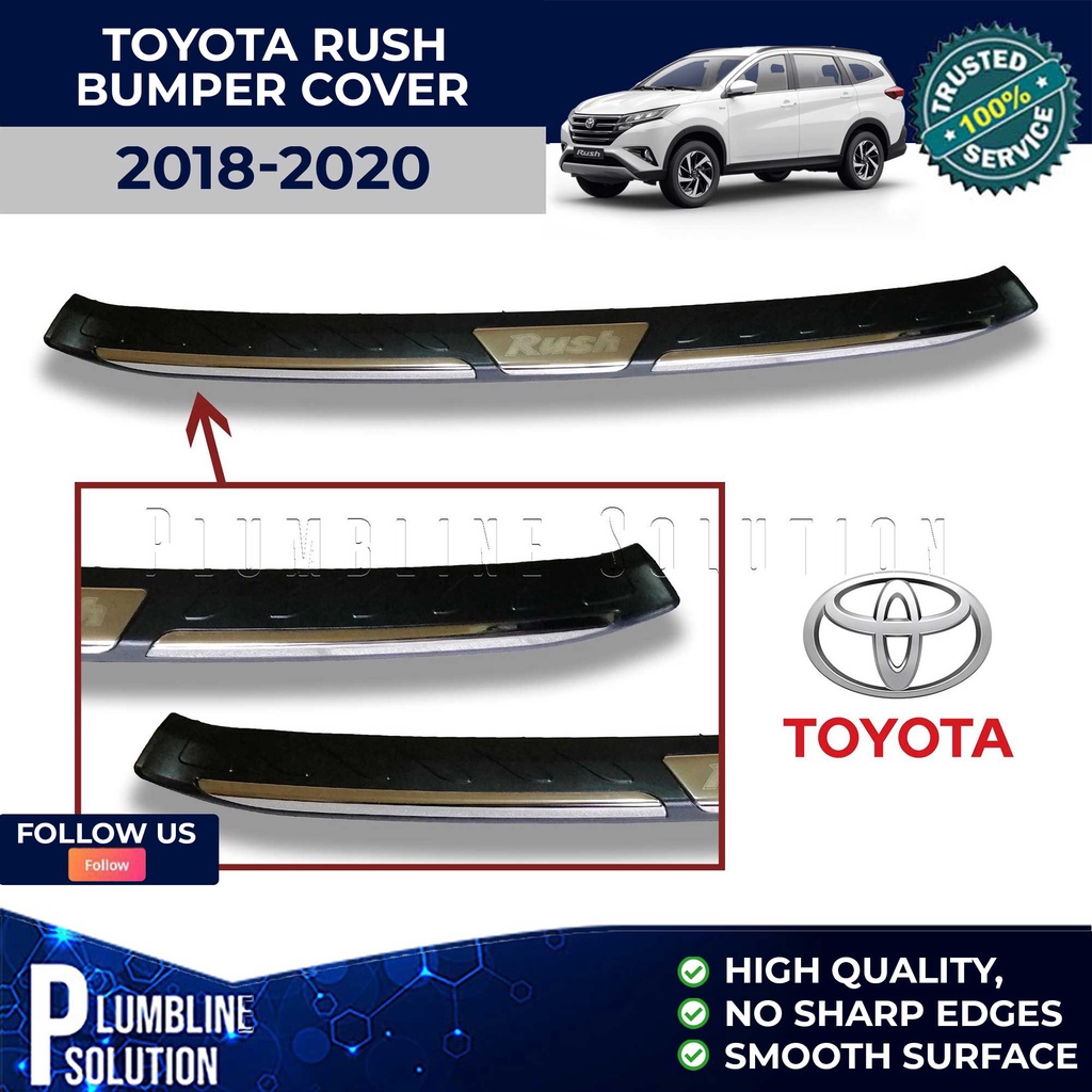 Rear Stepsill for Toyota Rush G E 2018 - 2023 Rear Bumper Cover / Rear ...