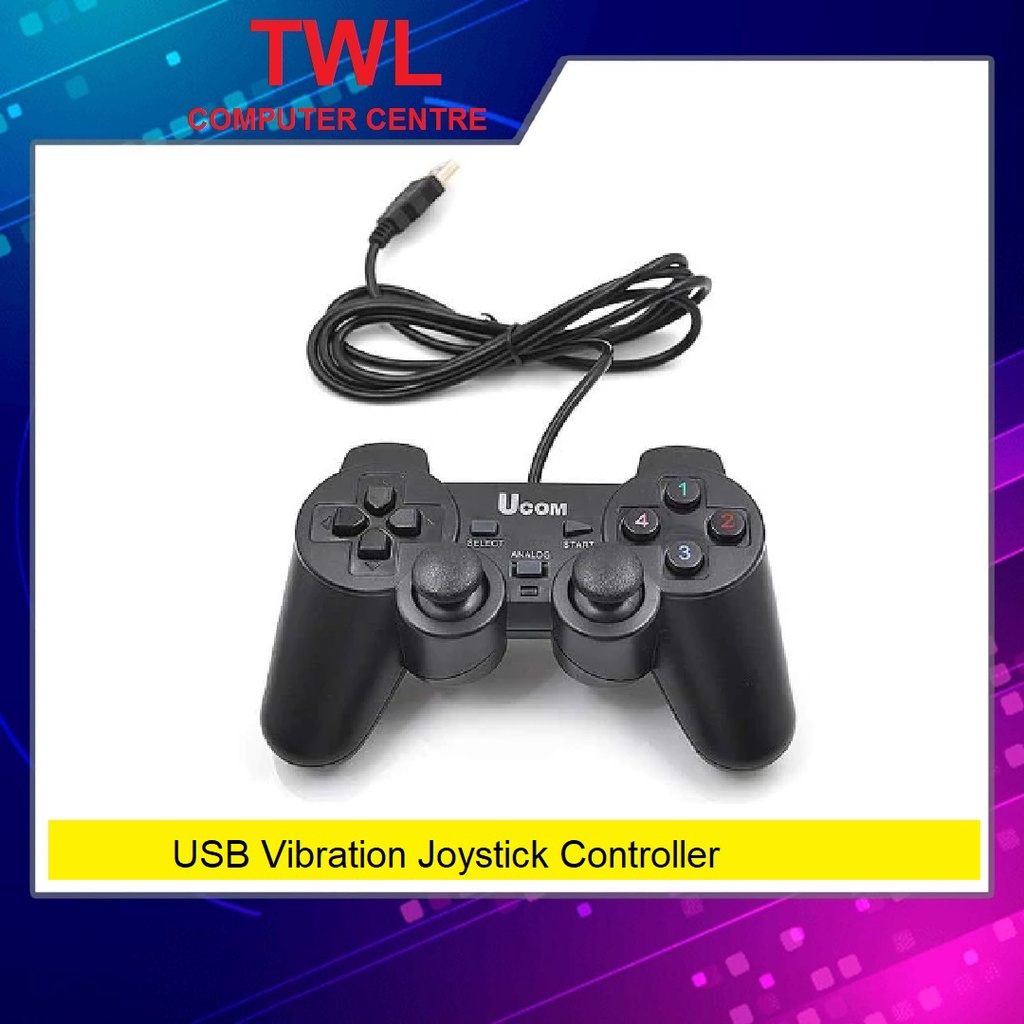 USB Vibration Joystick Controller for PC and Laptop | Shopee Philippines
