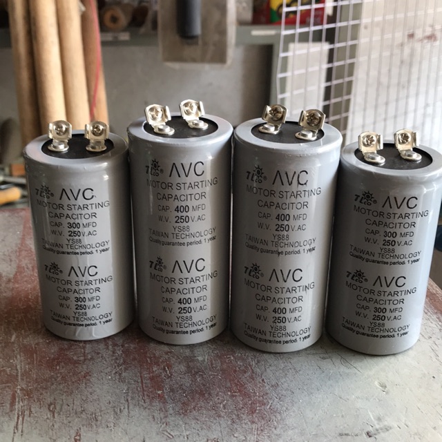 Gray capacitor (kapa) replacement for motors and water pumps | Shopee ...