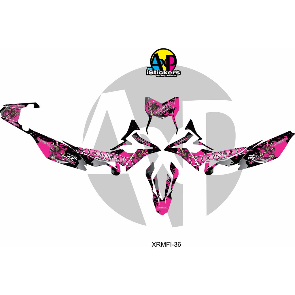 Honda XRM 125 FI Decal Kit XRMFI-36 | Shopee Philippines