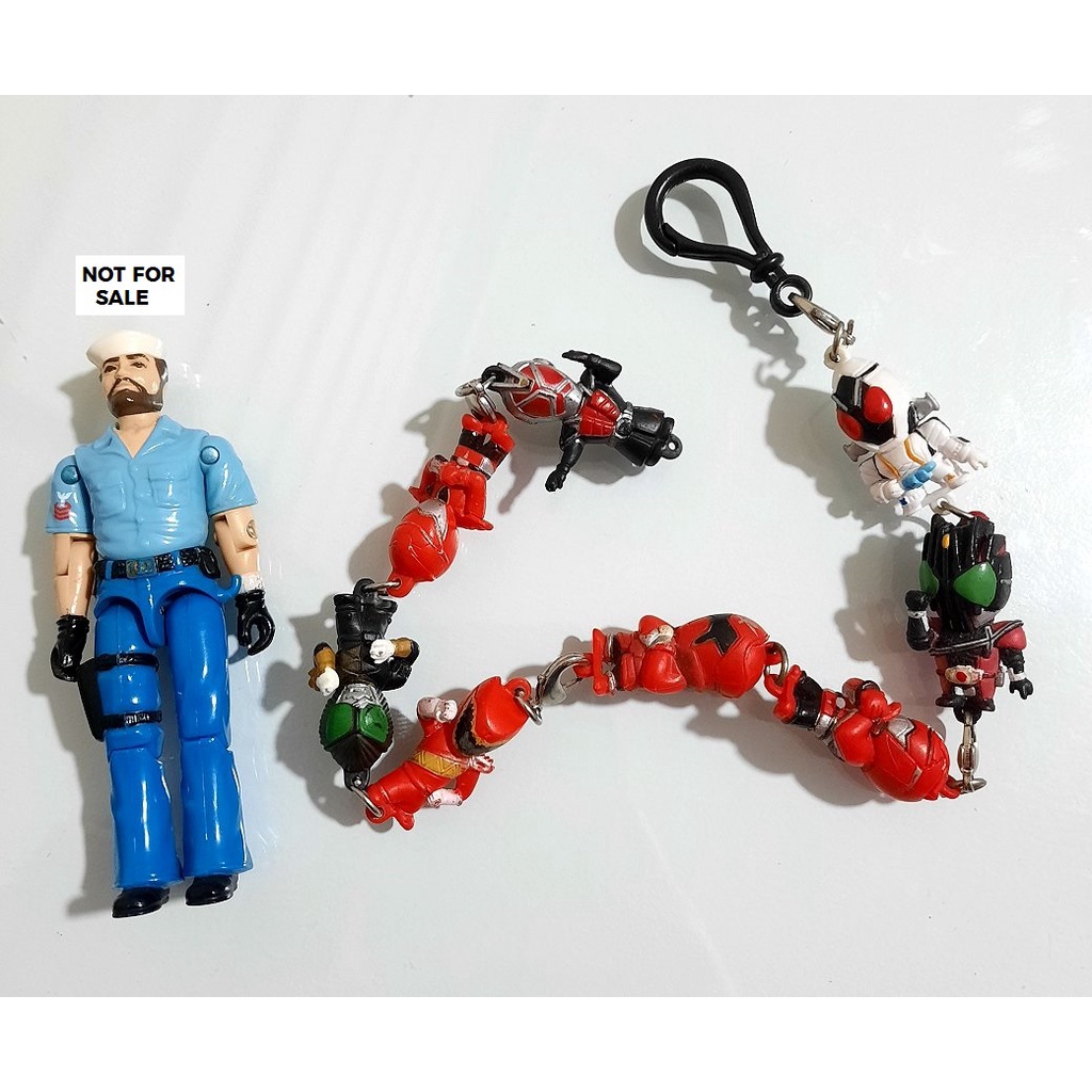 8-pc KAMEN MASKED RIDER Mini KEYCHAIN vintage action figure toy sentai bioman black | Shopee ...