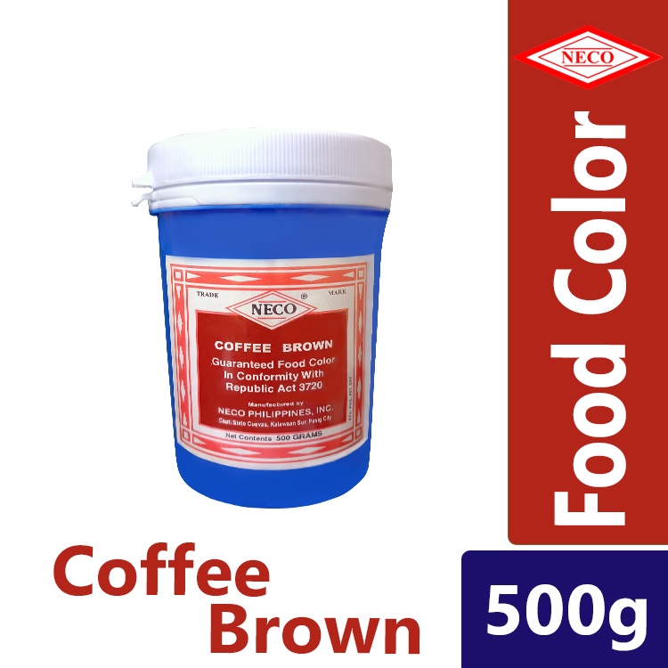 Coffee Brown NECO Food Color 500gms | Shopee Philippines