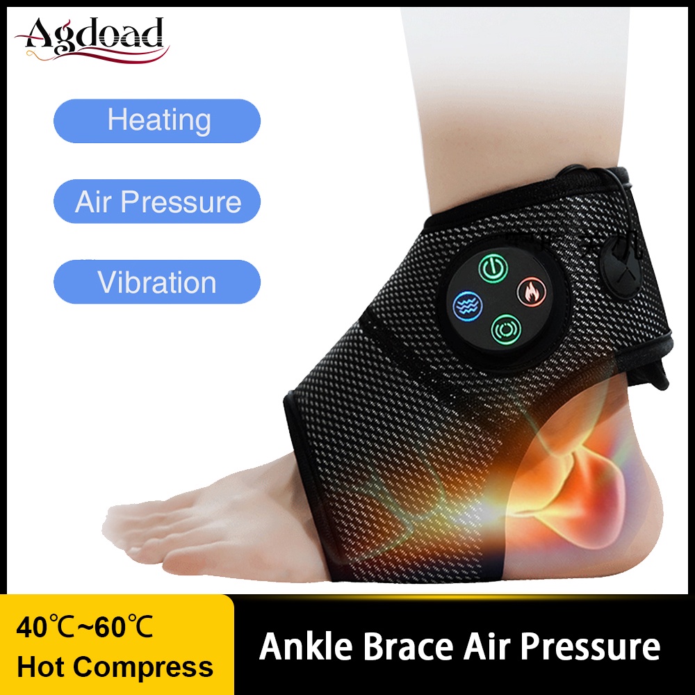 AGDOAD Air Pressure Ankle Brace Hot Compress Ankle Sprain Swelling Pain ...