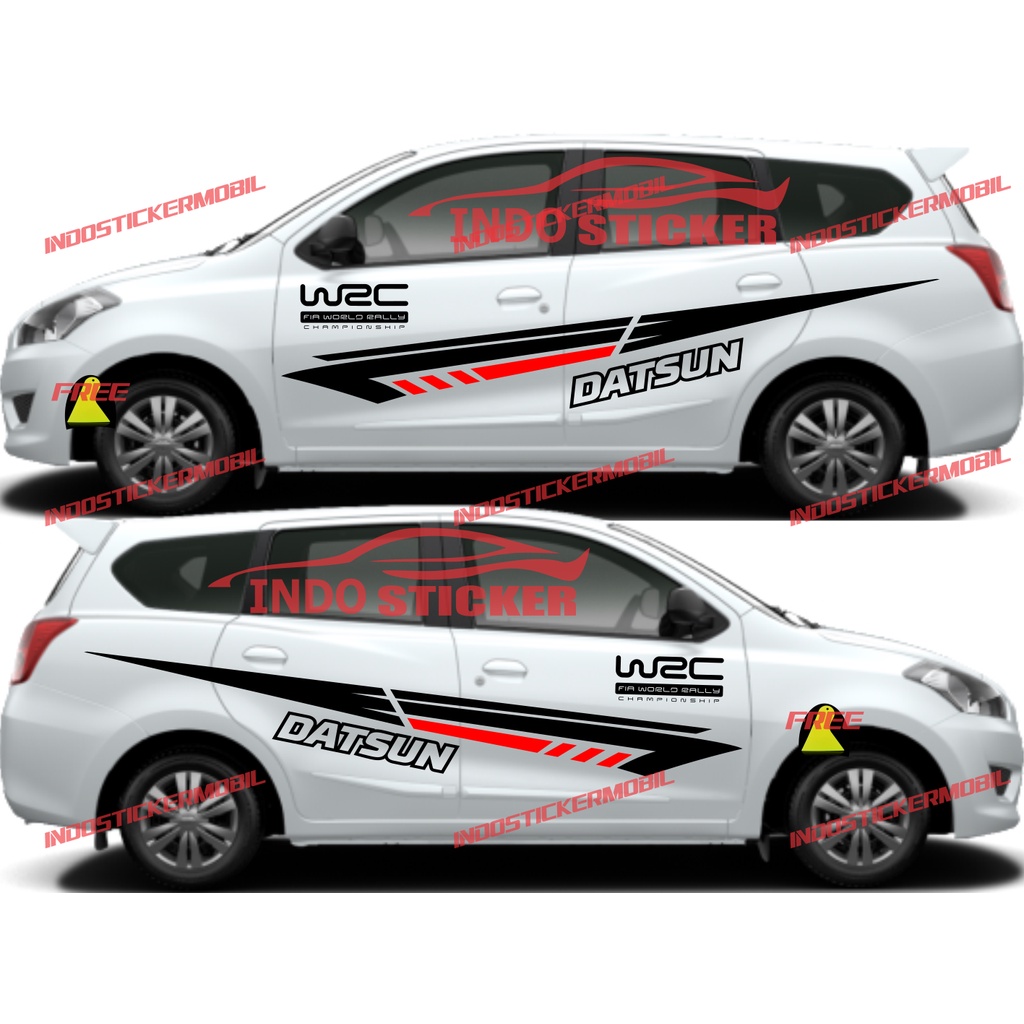 Datsun GO CAR STICKER PLUS PANCA 3 ROW DATSUN GO CAR STRIPE STICKER ...