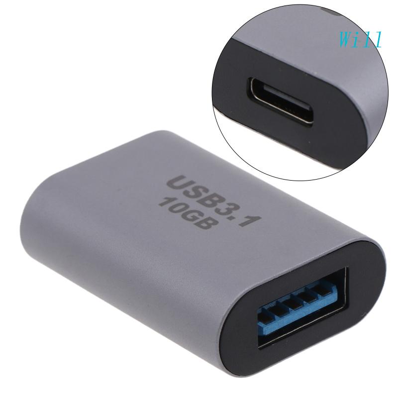 Will Type C Female to USB 3.0 Female Data Converter for Computer Data ...