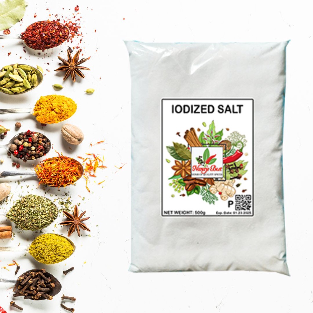 Nanaysbest Iodized Salt 500 Grams | 1000 Grams | Shopee Philippines