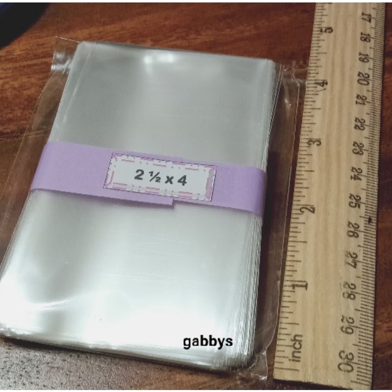 Opp plastic non adhesive 100 pcs/pack | Shopee Philippines