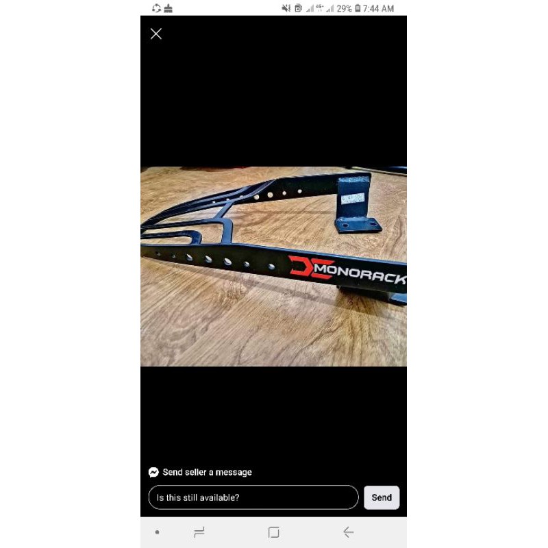 MIO SPORTY DC MONORACK | Shopee Philippines