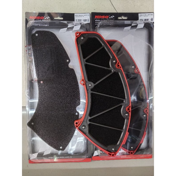 KOSO HURRICANE MULTI AIR FILTER FOR YAMAHA N-MAX V1 | Shopee Philippines