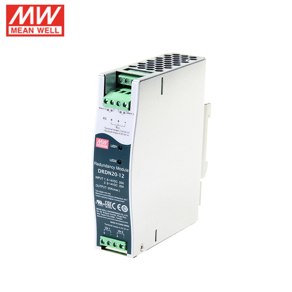 MEAN WELL DRDN20-122448 12V 24V 48V 20A DIN Rail Type Power Supply ...