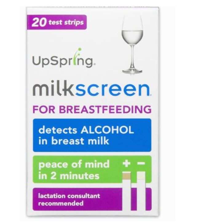 UpSpring Baby Milkscreen Alcohol Test Strips for Breastmilk 20ct ...