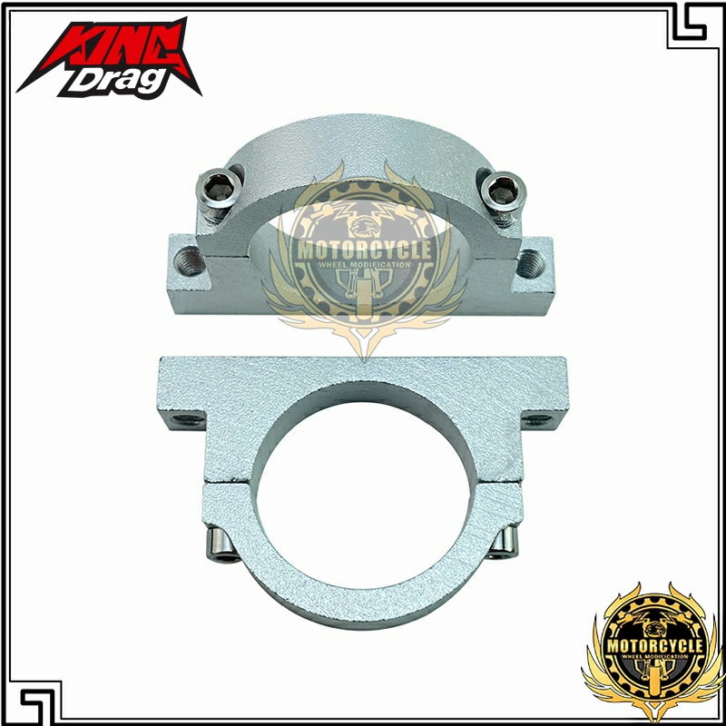 King Drag Alloy Bracket Front Fender Clamps Mudguard Universal Lubang ...