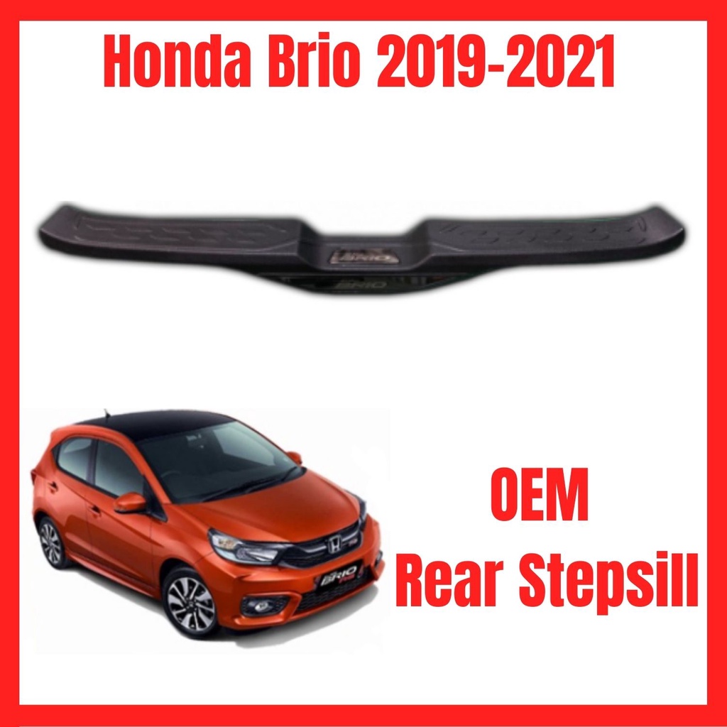 Honda Brio 2nd Generation 2019-2021 Rear Step Sill Bumper Guard Rear ...