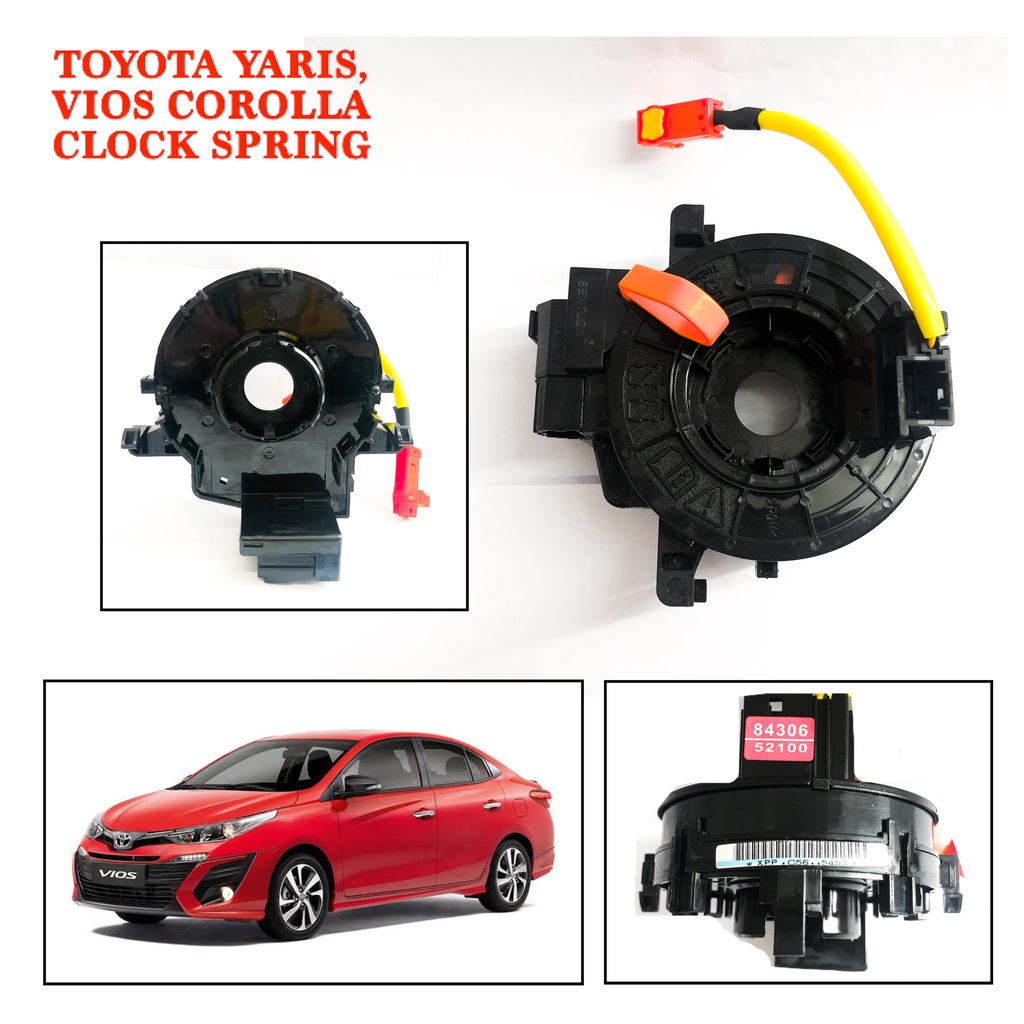 OAPC CLOCK SPRING SPIRAL CABLE FOR TOYOTA YARIS VIOS COROLLA (8436 ...