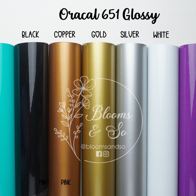 Oracal 651 Glossy Sticker Vinyl (12x24") | Shopee Philippines