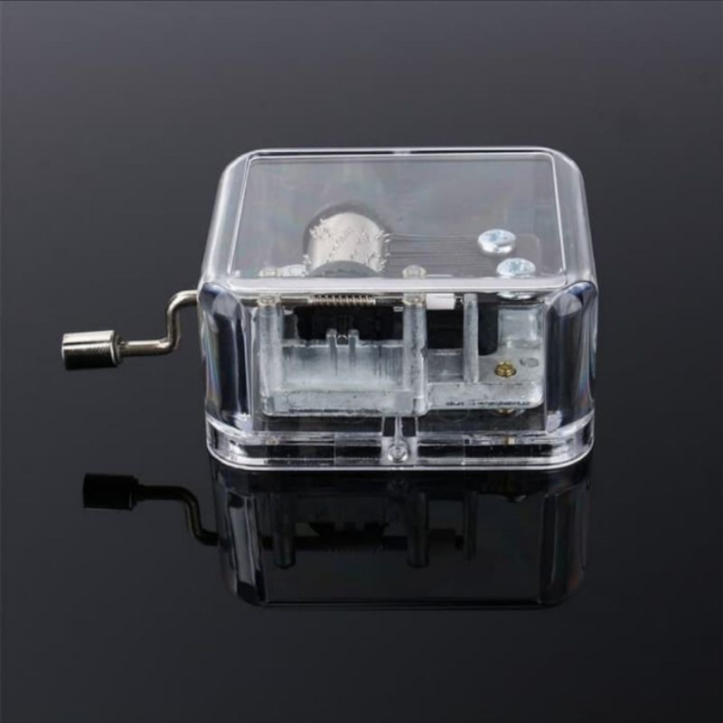 Classic acrylic manual rotating music box | Shopee Philippines