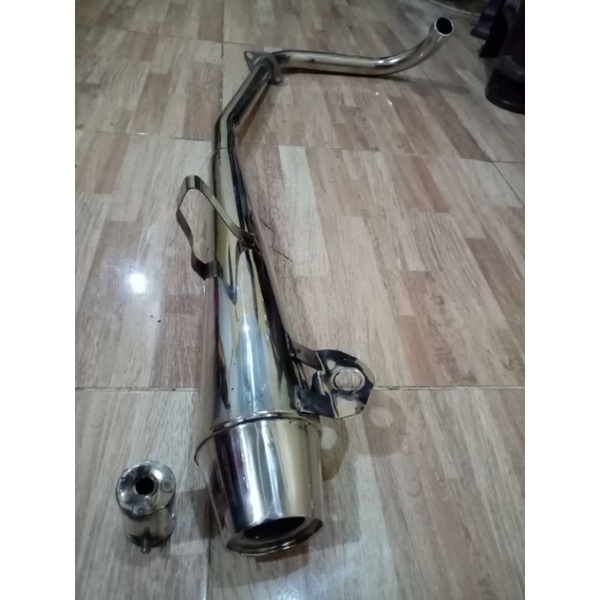 YTX BULLET PIPE W/SILENCER PURESTAINLESS | Shopee Philippines