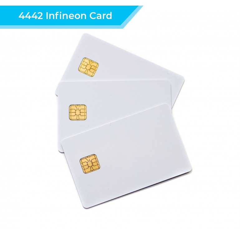 Smart Card 4442 Infineon card 25KB With microchip Read and write ...