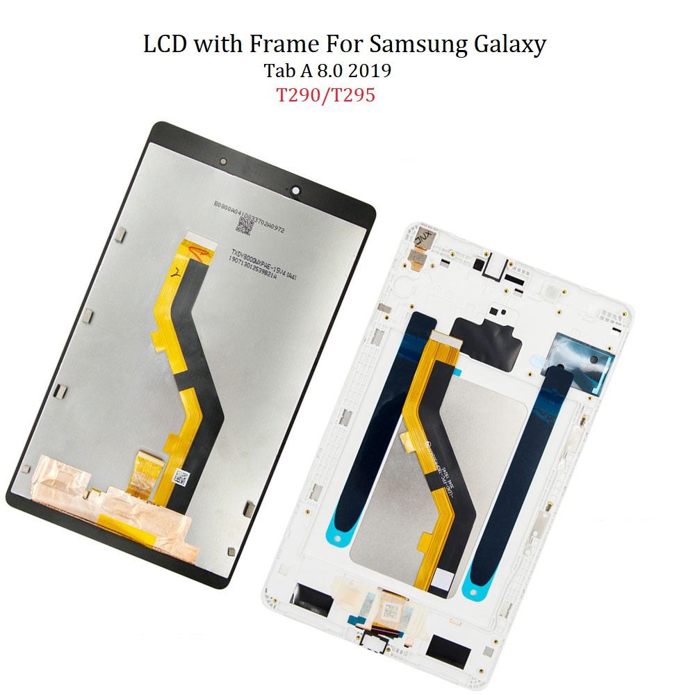 LCD With Frame For Samsung Galaxy Tab A 8.0 2019 T290 T295 LCD Display with Touch Screen Glass ...