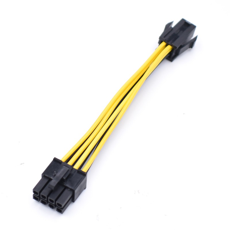 CPU 4 Pin Male To 8 Pin Female CPU Power Converter Cable Lead Adapter ...
