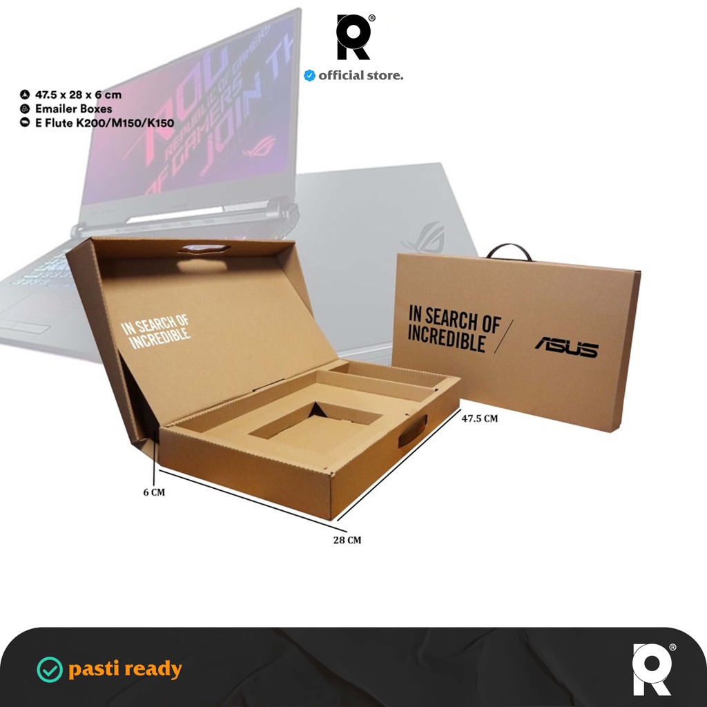 ASUS EMAILER TRAY LAPTOP BOX 1 SET | Laptop box | Shopee Philippines