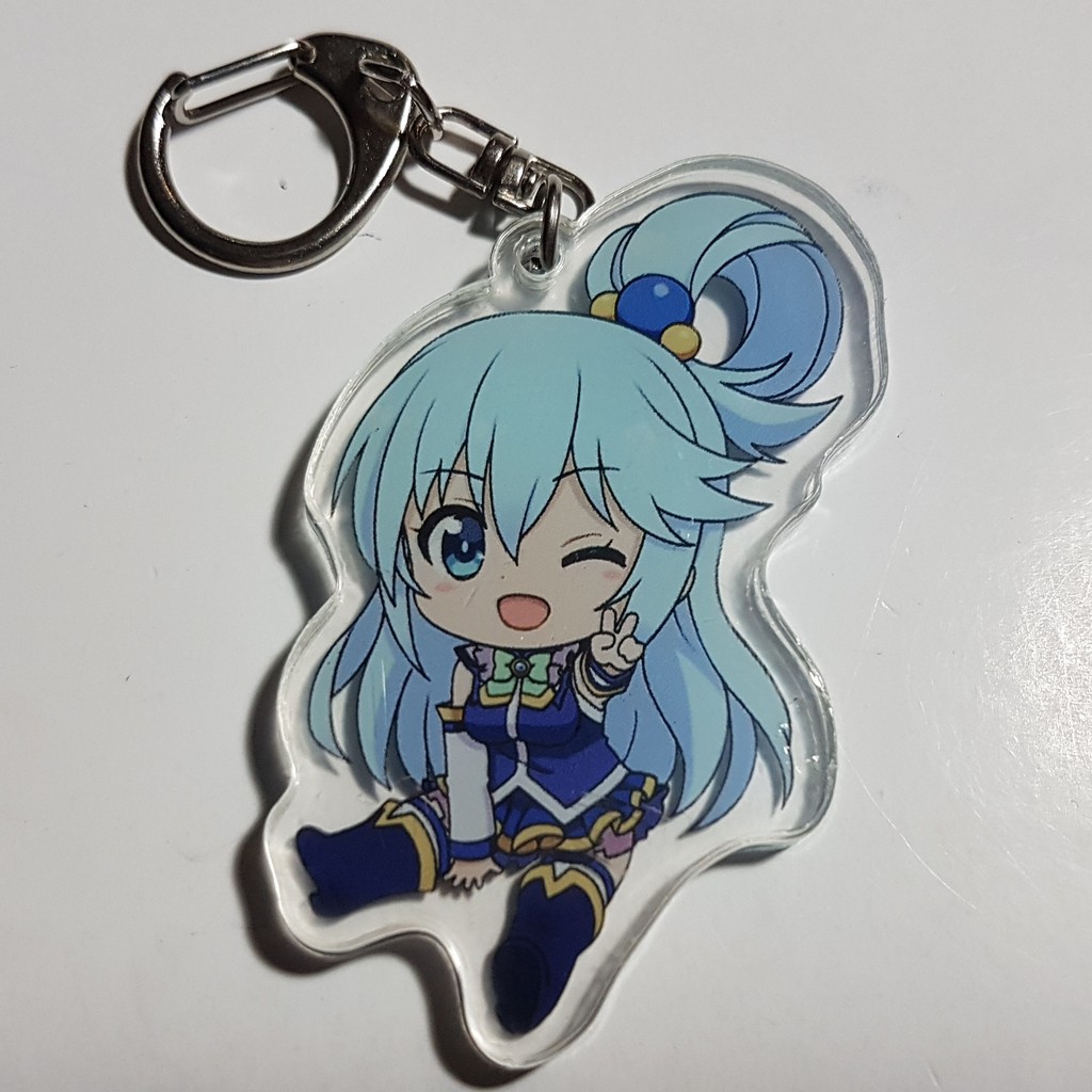 Konosuba Anime Premium Acrylic Keychain ( Megumin , Aqua , Darkness ...