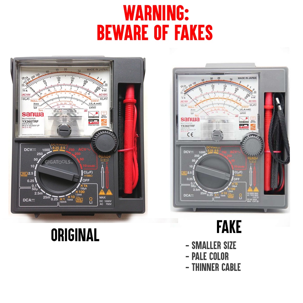 Sanwa YX360TRF Professional Analogue tester / Analog Multi Tester ...