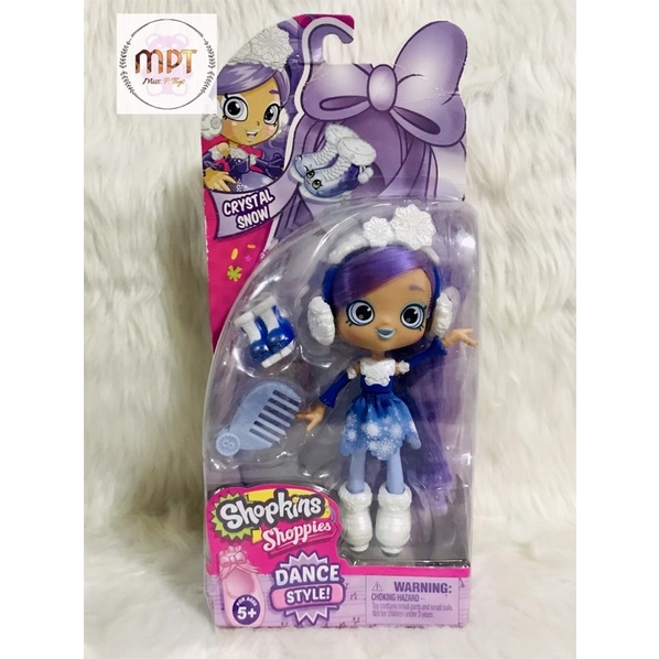SHOPKINS Shoppies Dance Style Crystal Snow Doll (Hard to Find) | Shopee ...
