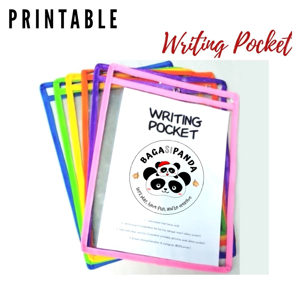 Writing Pocket A4 Size Wipe and Clean Pocket | Shopee Philippines