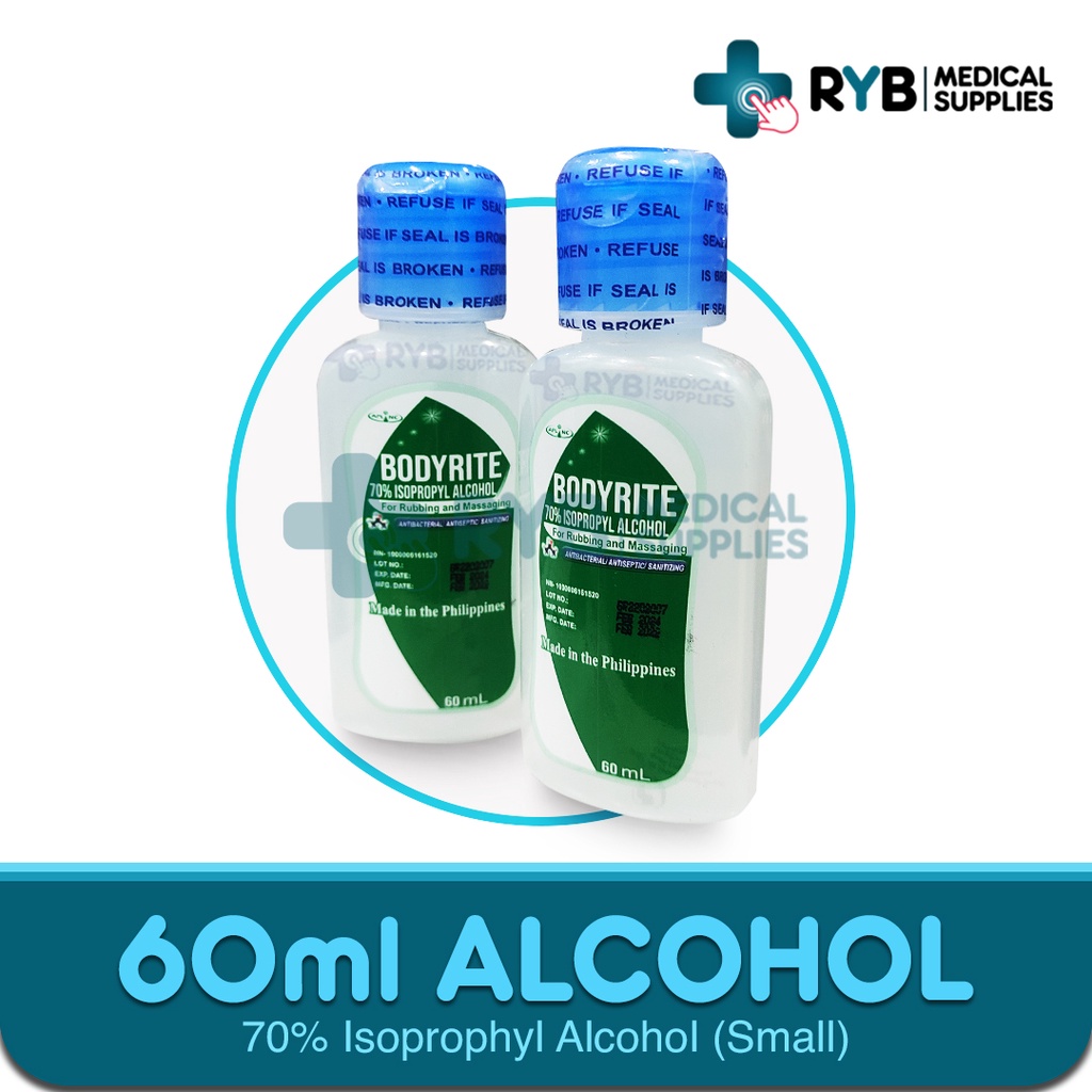 Isopropyl Alcohol 60ml - Pocket size & Ethyl | Shopee Philippines