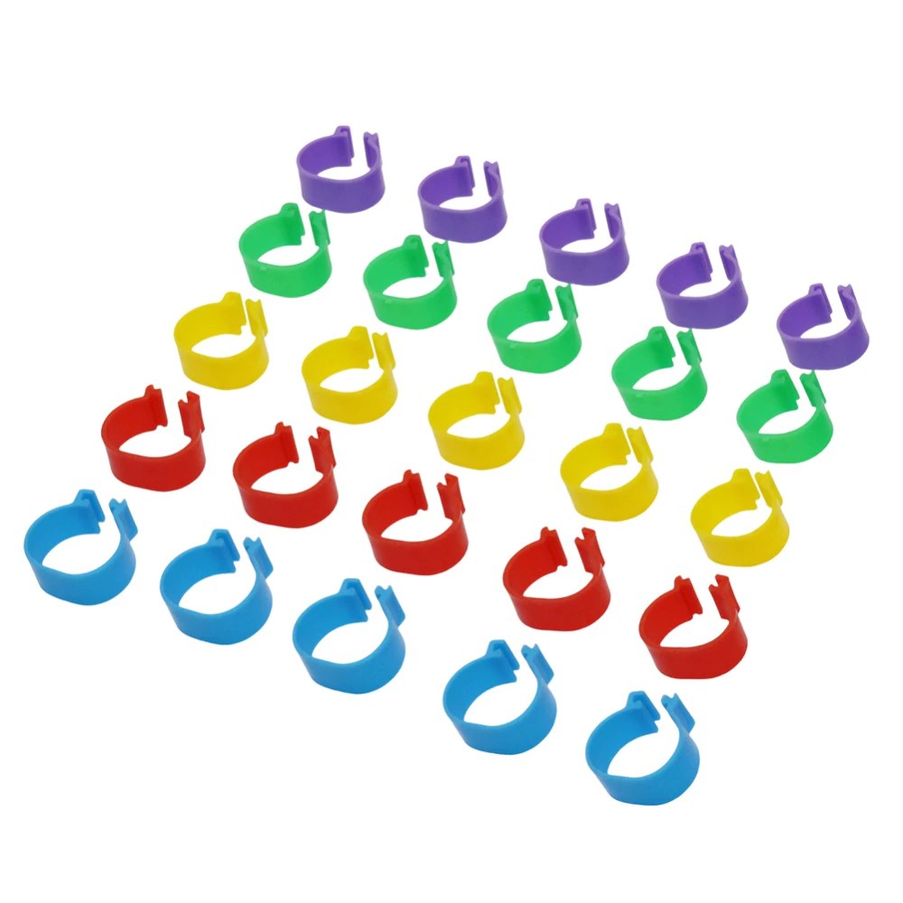 Chicken rings Poultry foot ring diameter 1.6cm/2.0cm Bird Poultry mark ...