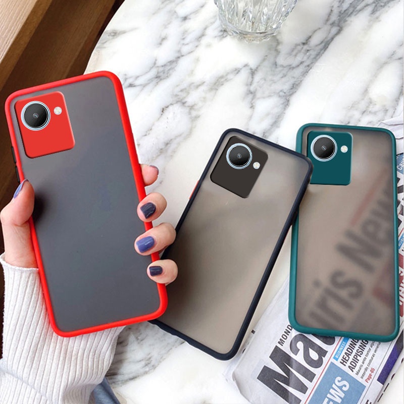 Shockproof Silicone Bumper Case Oppo Realme C51 C55 C53 C67 C30s C33