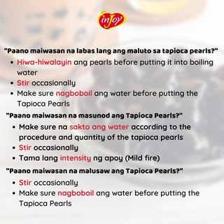 inJoy Tapioca Boba Pearls 1kg | Shopee Philippines