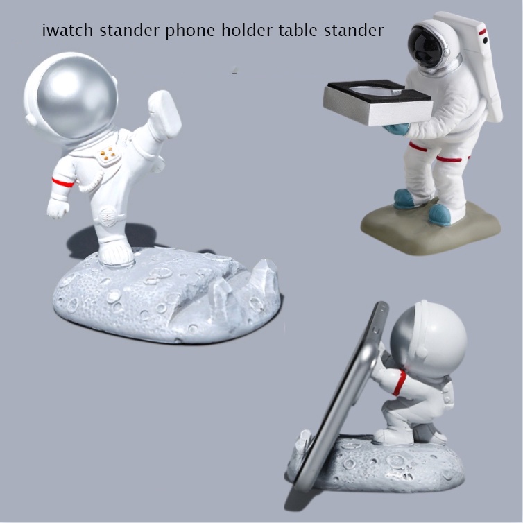 Desktop Accessories For Apple Watch Spaceman Desk Phone Holder Tablet ...