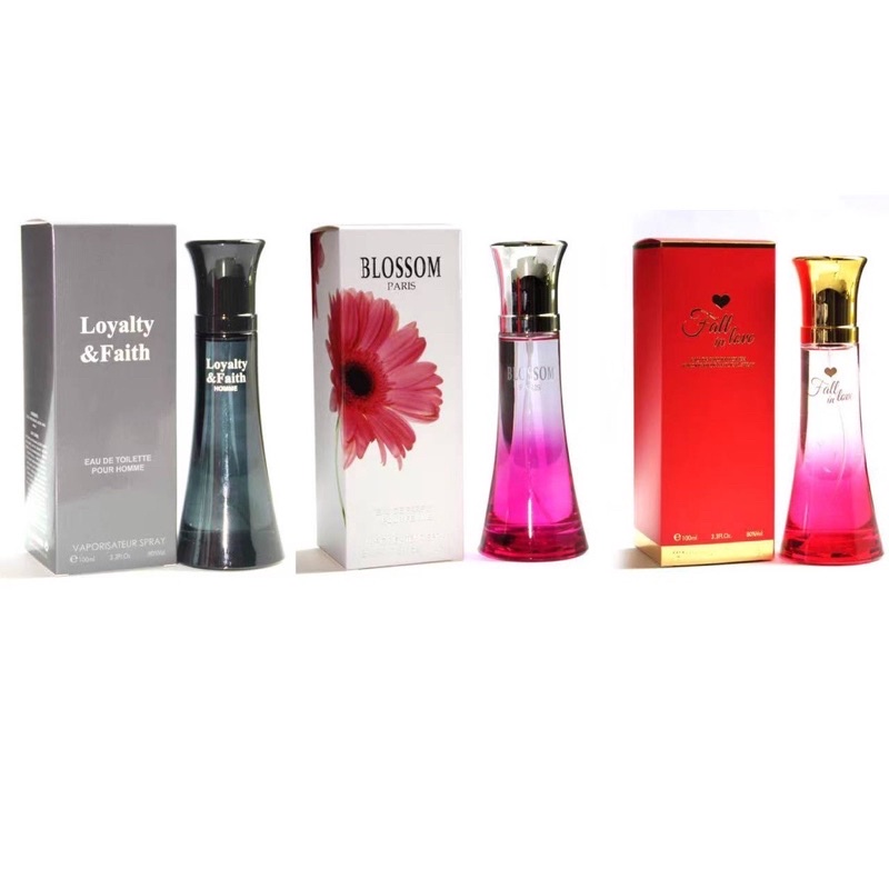 New Blossom Paris and Loyalty & Faith and Fall in love Perfume 100ml ...