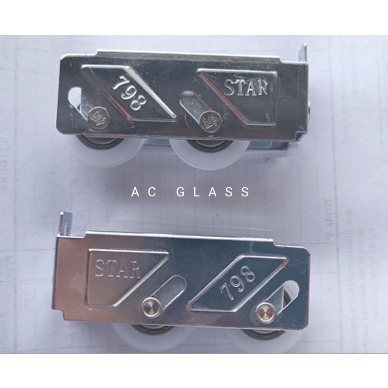 AC GLASS: PANEL ROLLER 798 Double with Bearing | Shopee Philippines