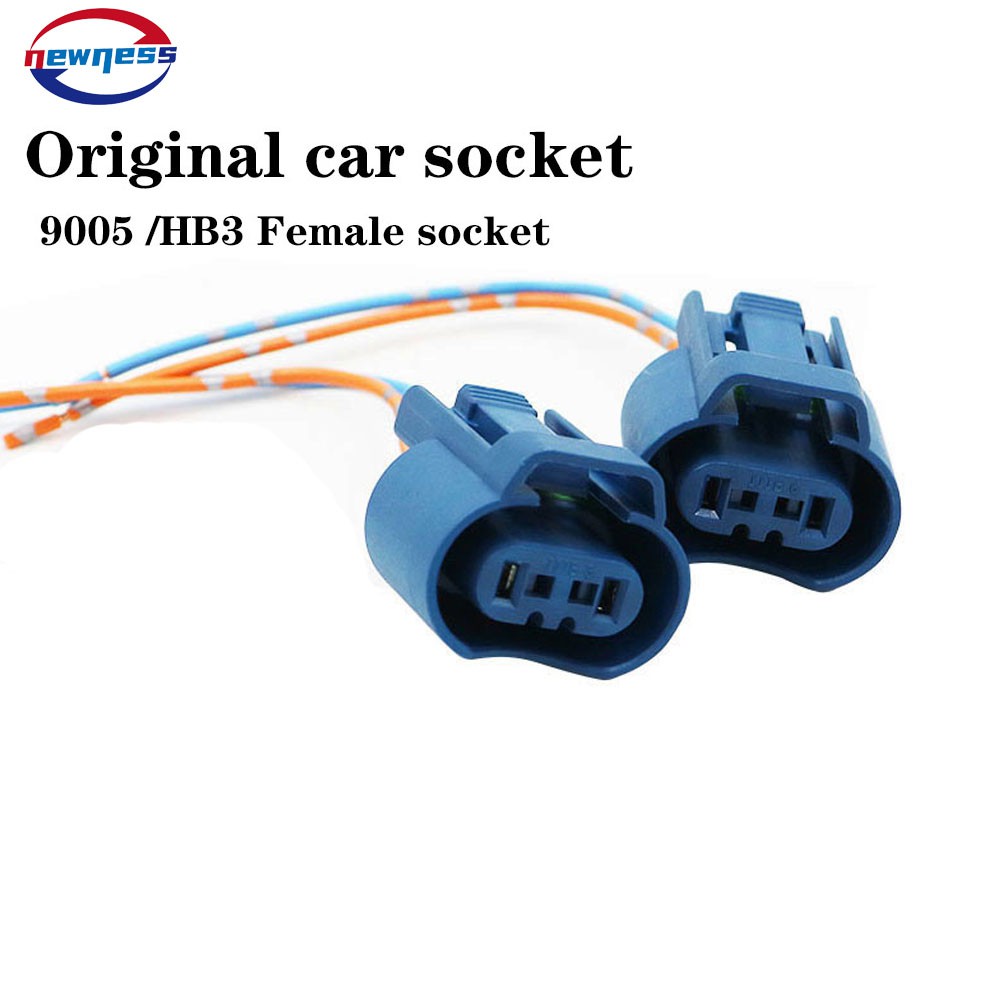 1pcs Original 9005 HB3 car LED Female Adapter Wiring Harness Sockets ...