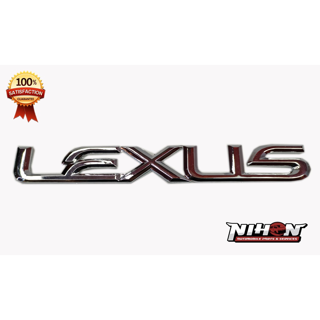 Lexus Letter Emblem (ABS Plastic) | Shopee Philippines